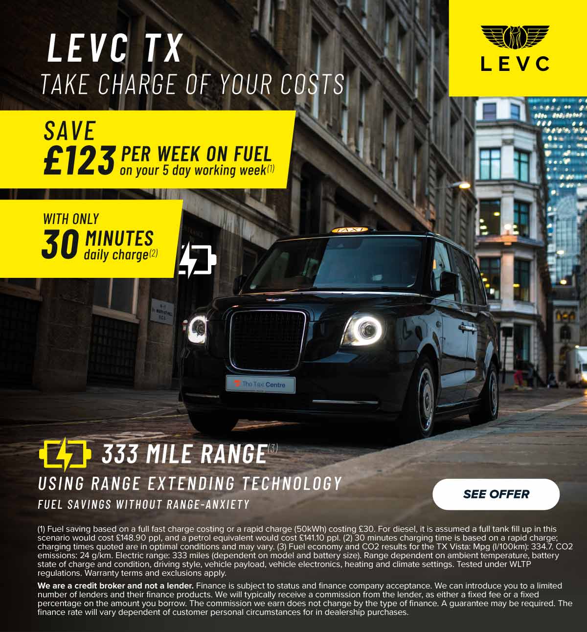 Special Offers | The Taxi Centre